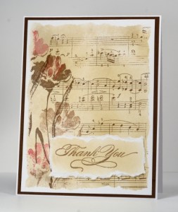 Muted Music card | Heather Telford