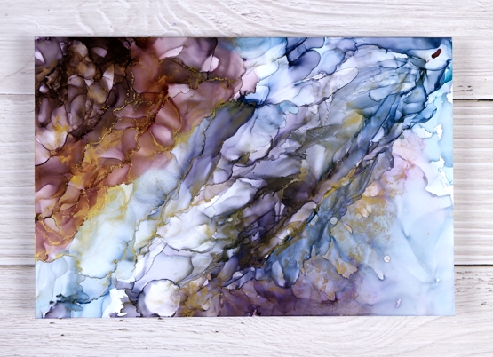 Alcohol ink experiments | Heather Telford