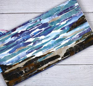 Ocean Collage in Art Journal | Heather Telford